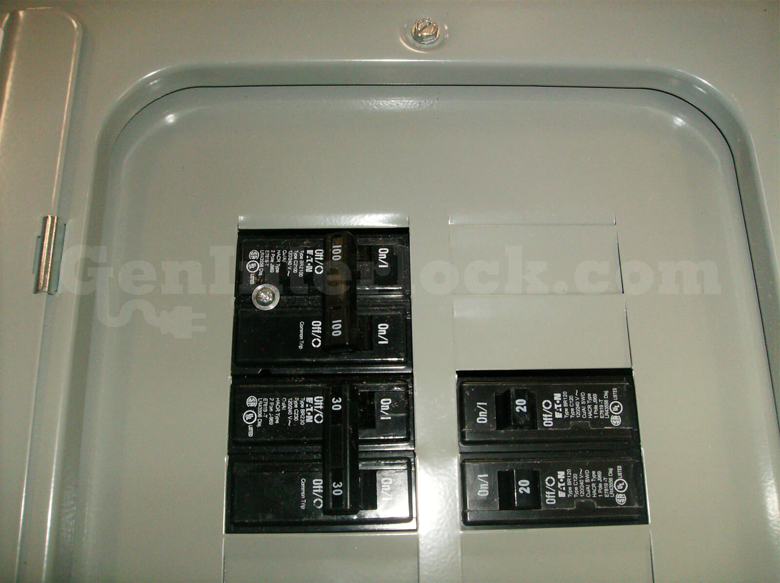 OEM Model Generator Interlock Kit Eaton / Cutler Hammer 100 Amp for BR Series Panels | GenInterlock