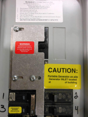 Generator Interlock Kit General Electric GE Vertical Throw 150 and 200 ...