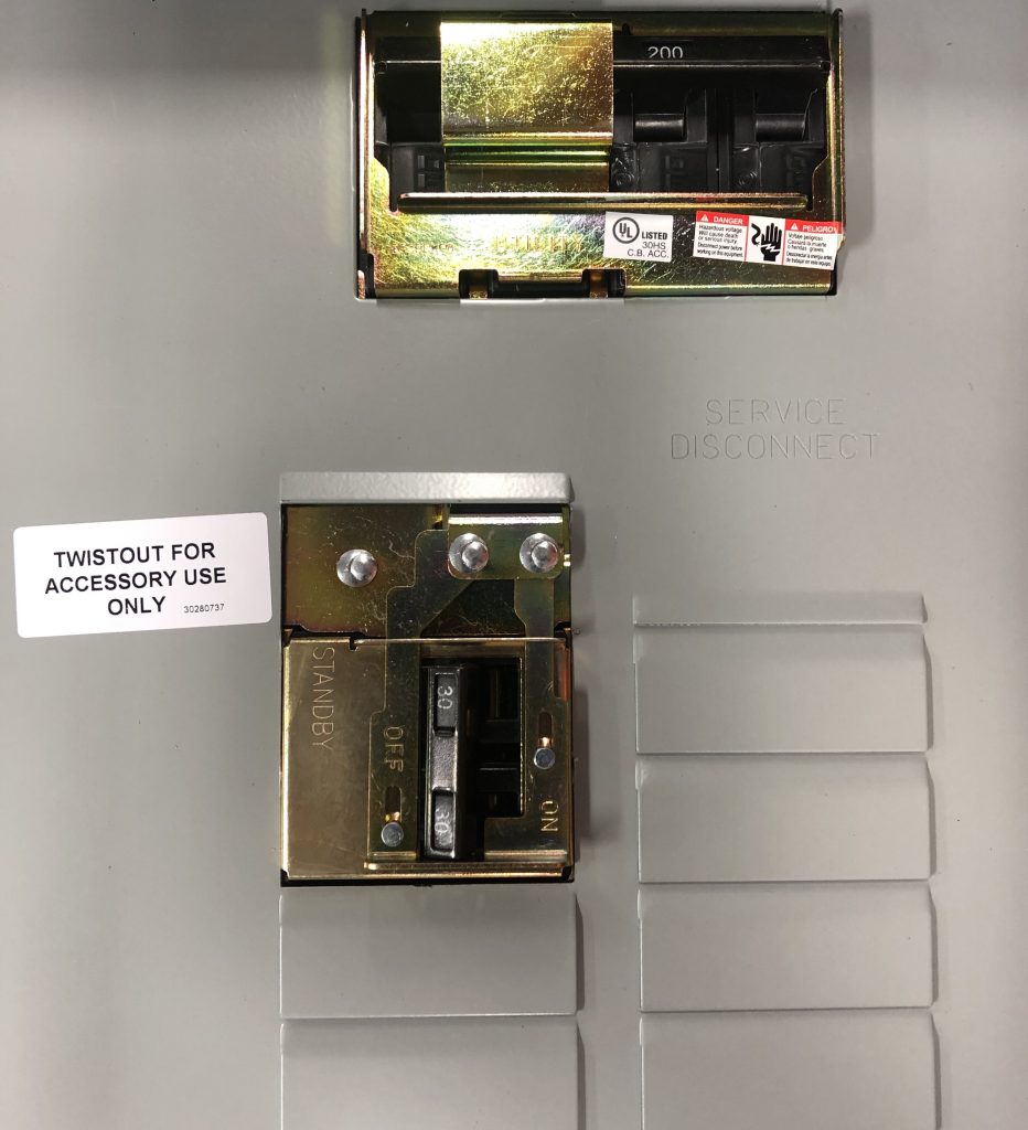 OEM Siemens / Murray Outdoor Meter Main Generator Interlock kit for 20 ...