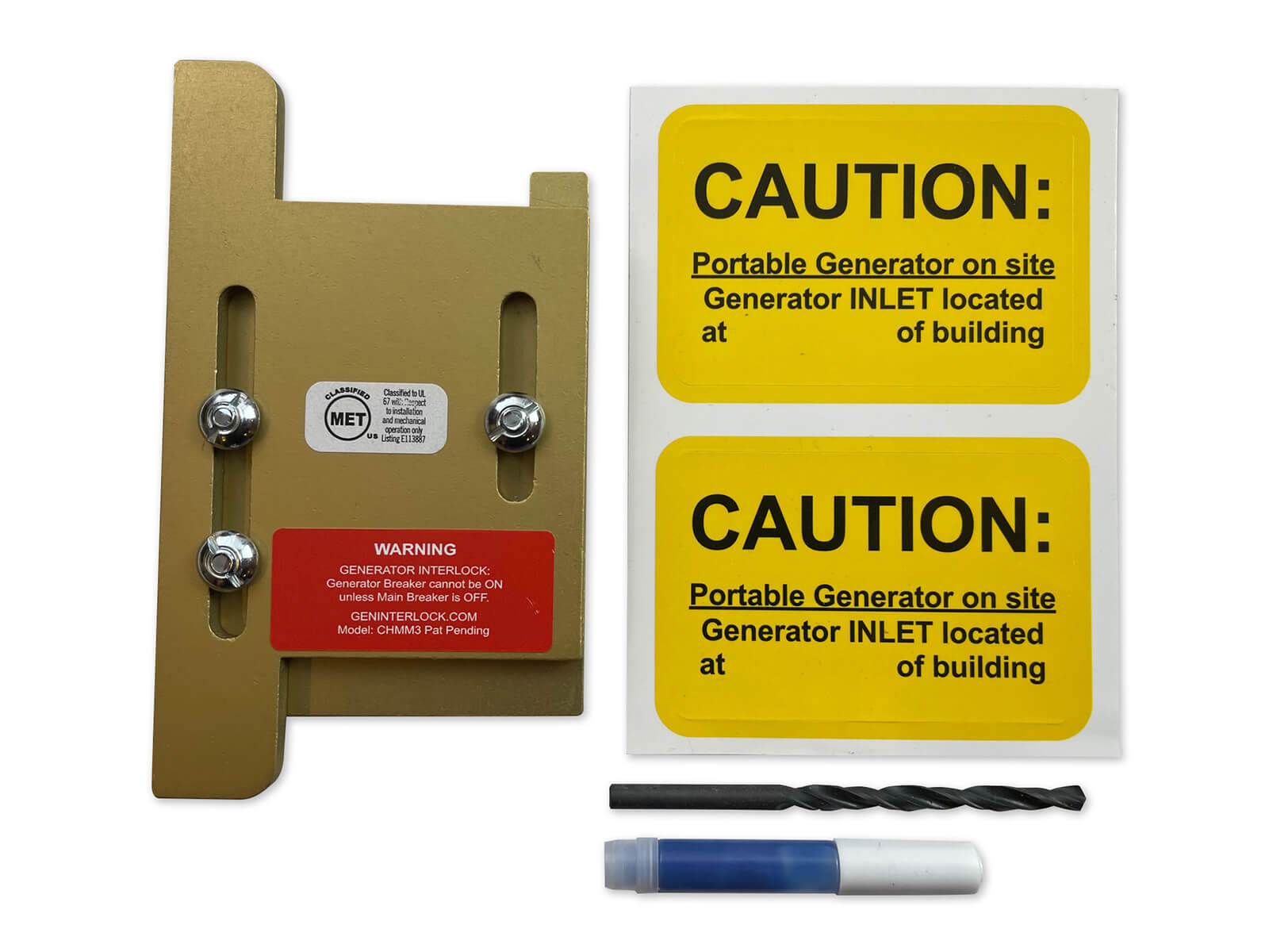 Generator Interlock Kit Cutler Hammer / Eaton Meter Main CH Panel ...