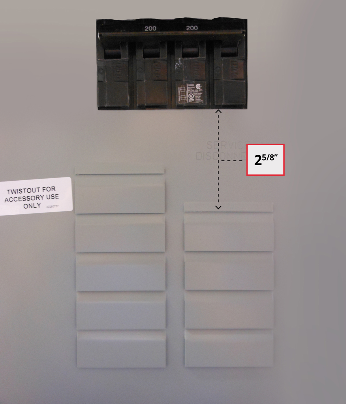 OEM Siemens / Murray Outdoor Meter Main Generator Interlock kit for 8 ...