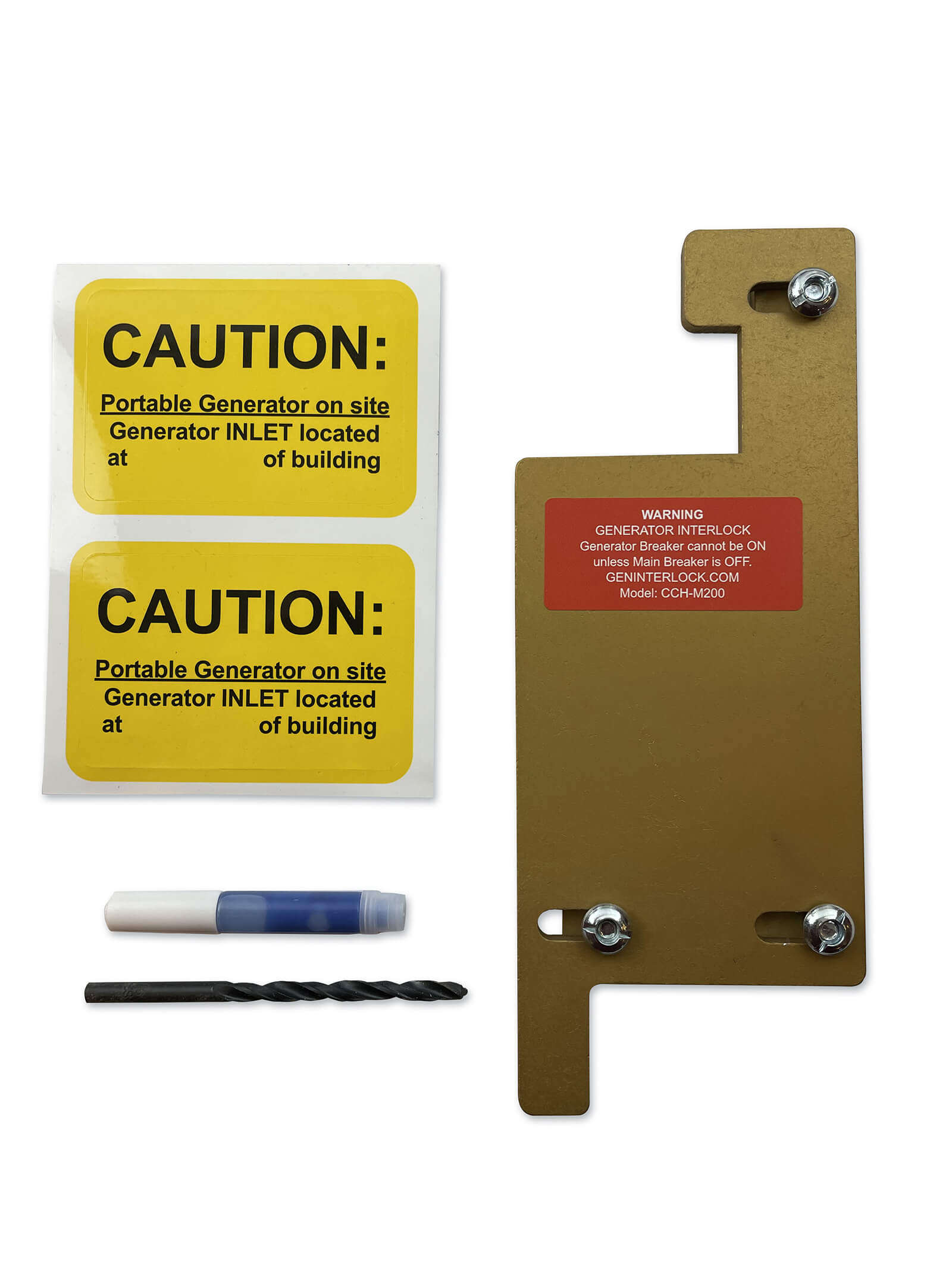 Generator Interlock Kit Challenger 150 and 200 Amp Meter Main Panel ...