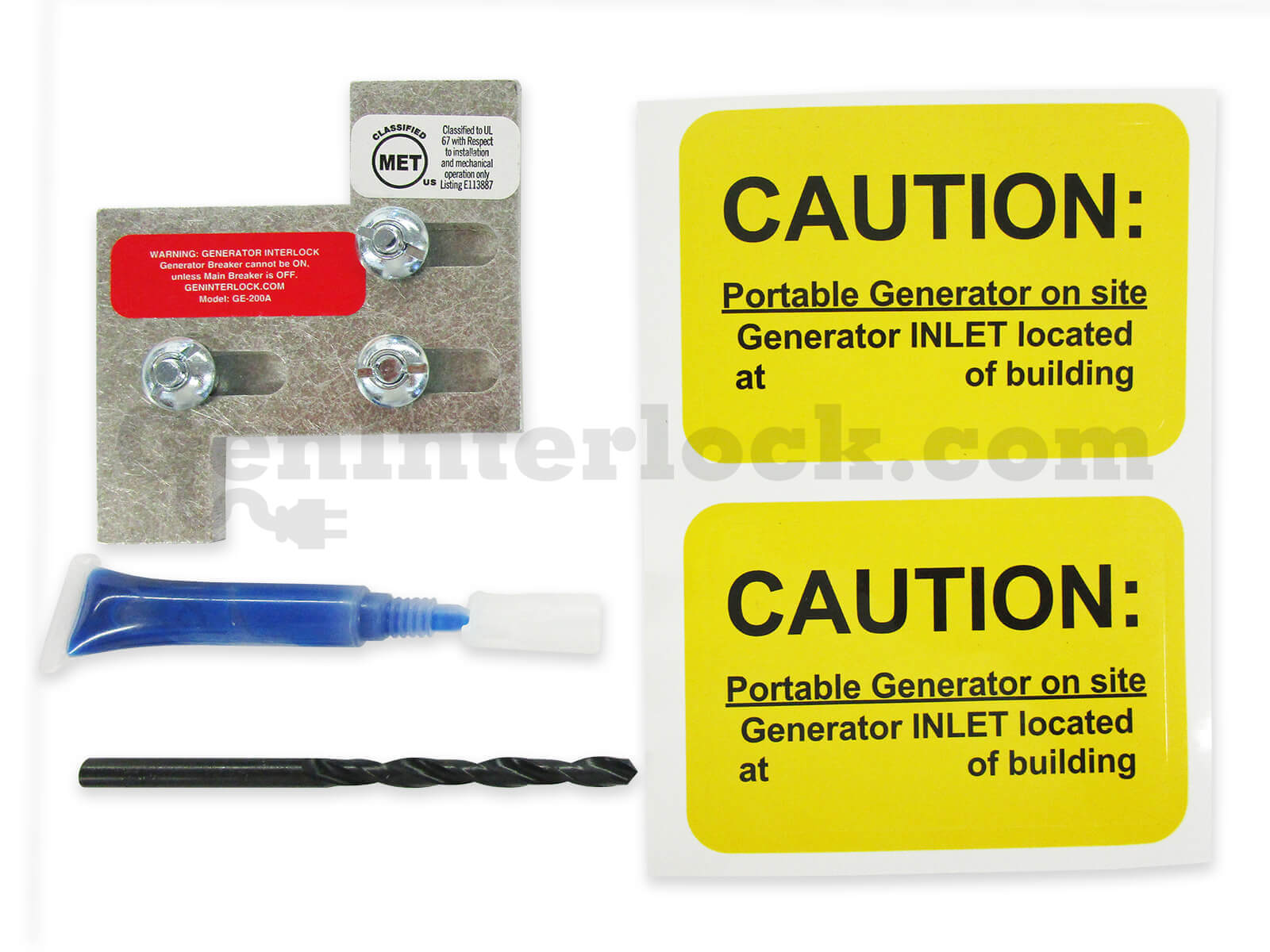 Generator Interlock Kit General Electric GE / OEM 150 and 200 Amp ...